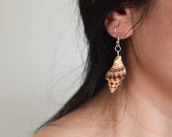 Sea Shells Earring, Natural Sea Shell, Beach Jewelry, Beach Jewelry ...