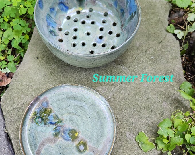 Hopies Stoneware Dunes Berry Bowl, Handmade Berry Bowl Set, Wheel ...