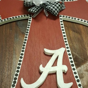 ALABAMA Crimson Tide Cross Door Hanger Roll Tide Bama SEC | Etsy