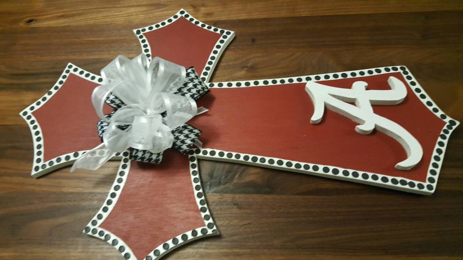 ALABAMA Crimson Tide Cross Door Hanger Roll Tide Bama SEC | Etsy