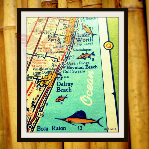 Mid Century Modern Maps - Etsy