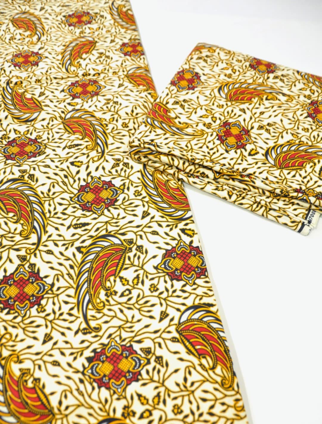 Abstract African Print Cotton Fabric - Etsy