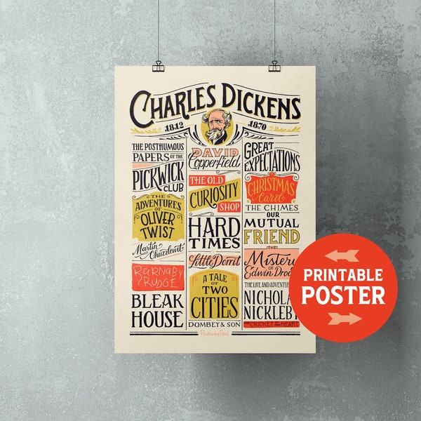 Charles Dickens - Etsy