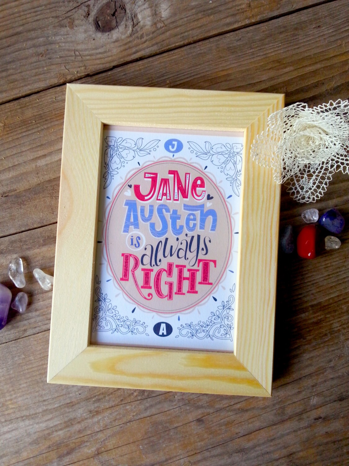 3 Jane Austen is Right Cards Illustrated Cards With Envelopes - Etsy