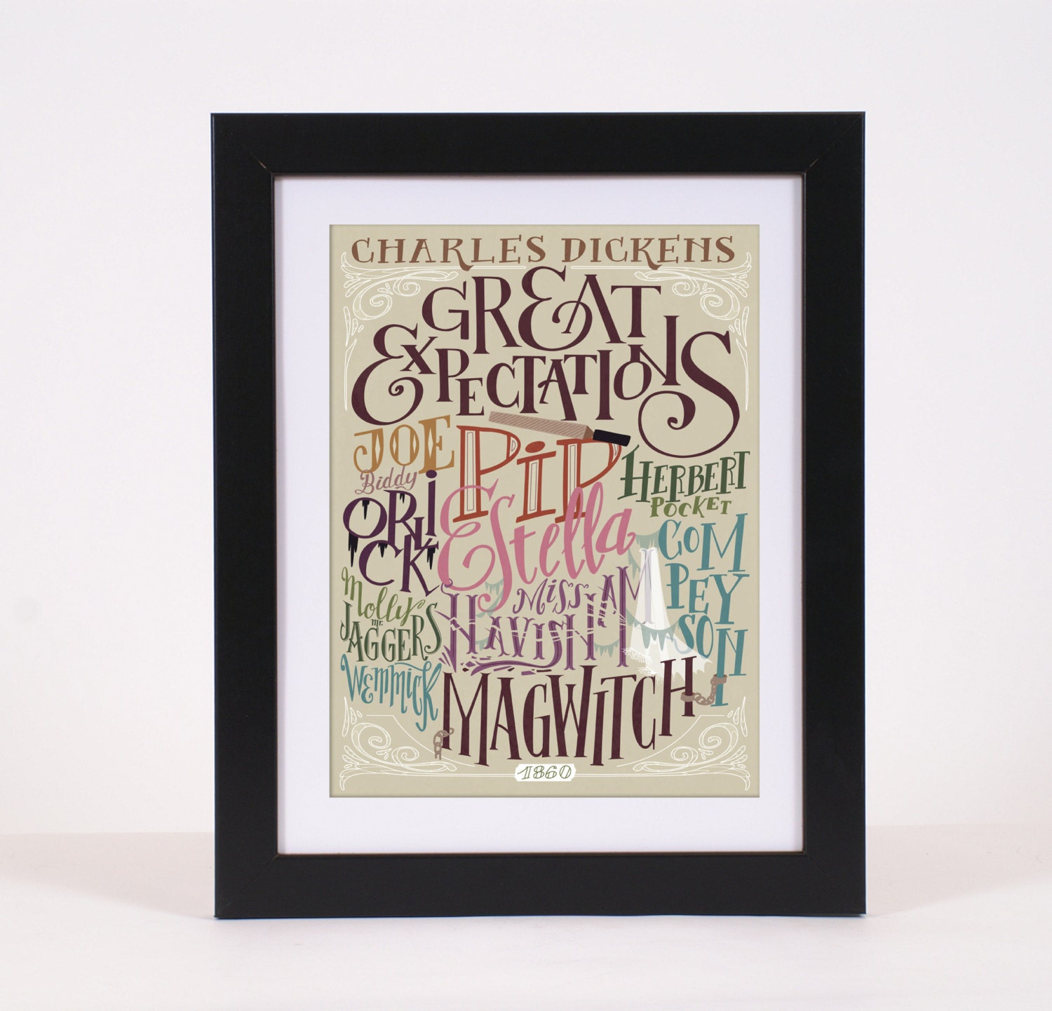 Charles Dickens Printable Poster Great Expectations | Etsy