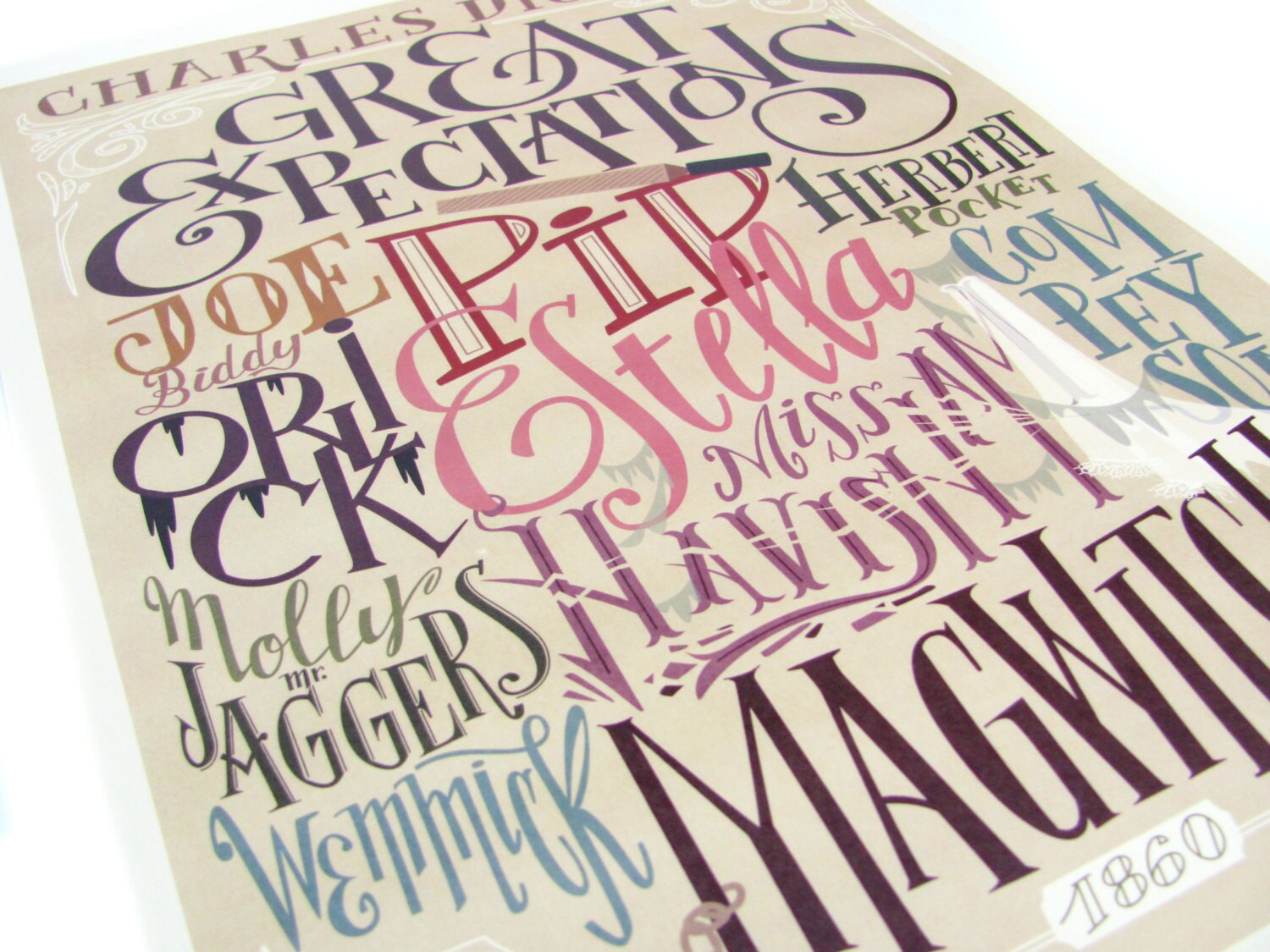 Charles Dickens Printable Poster Great Expectations | Etsy