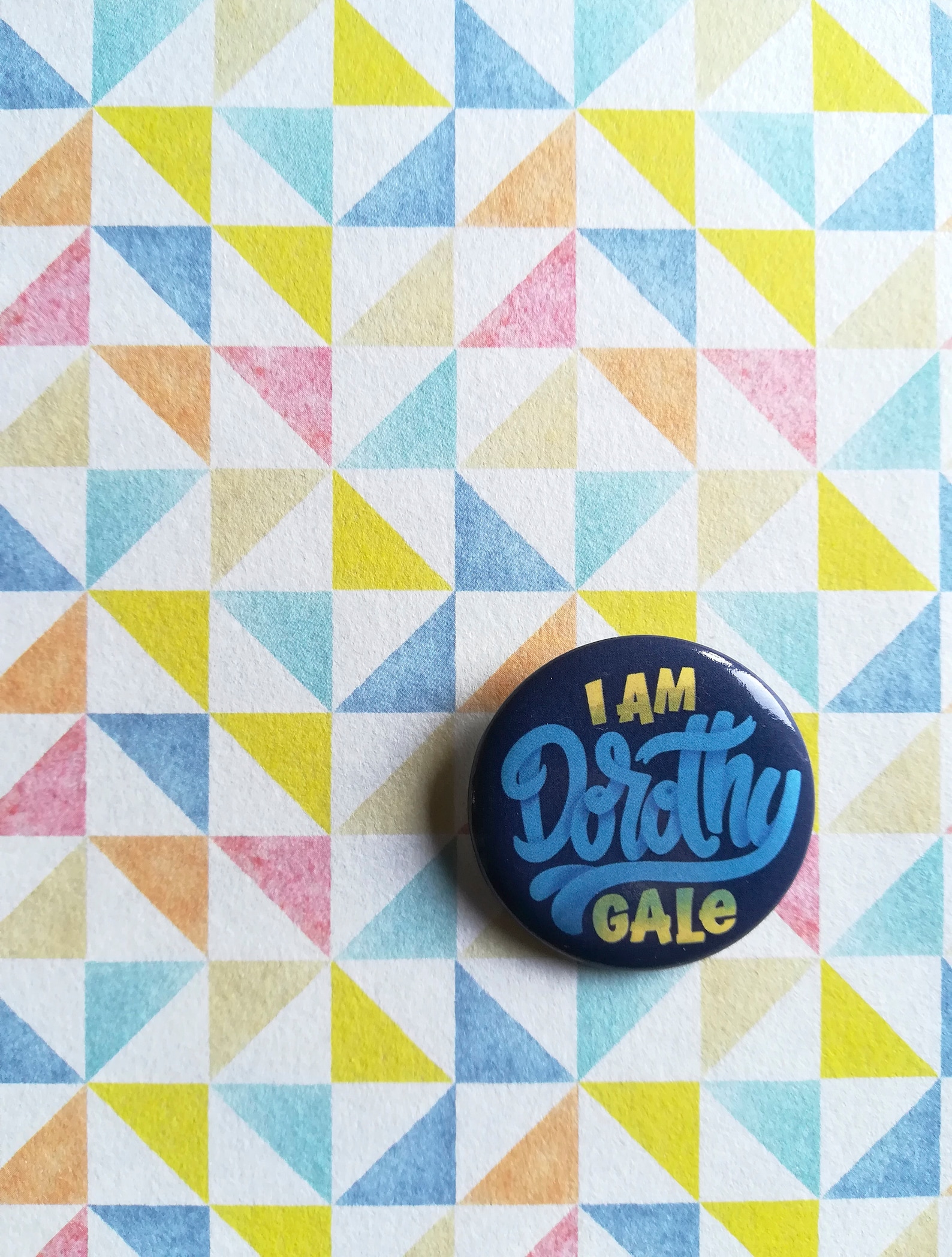 Wizard of Oz Button. I Am Dorothy Gale Pin. Pin Inspired by | Etsy