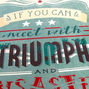 Rudyard Kipling, If Poem Digital Poster - Wimbledon - Etsy