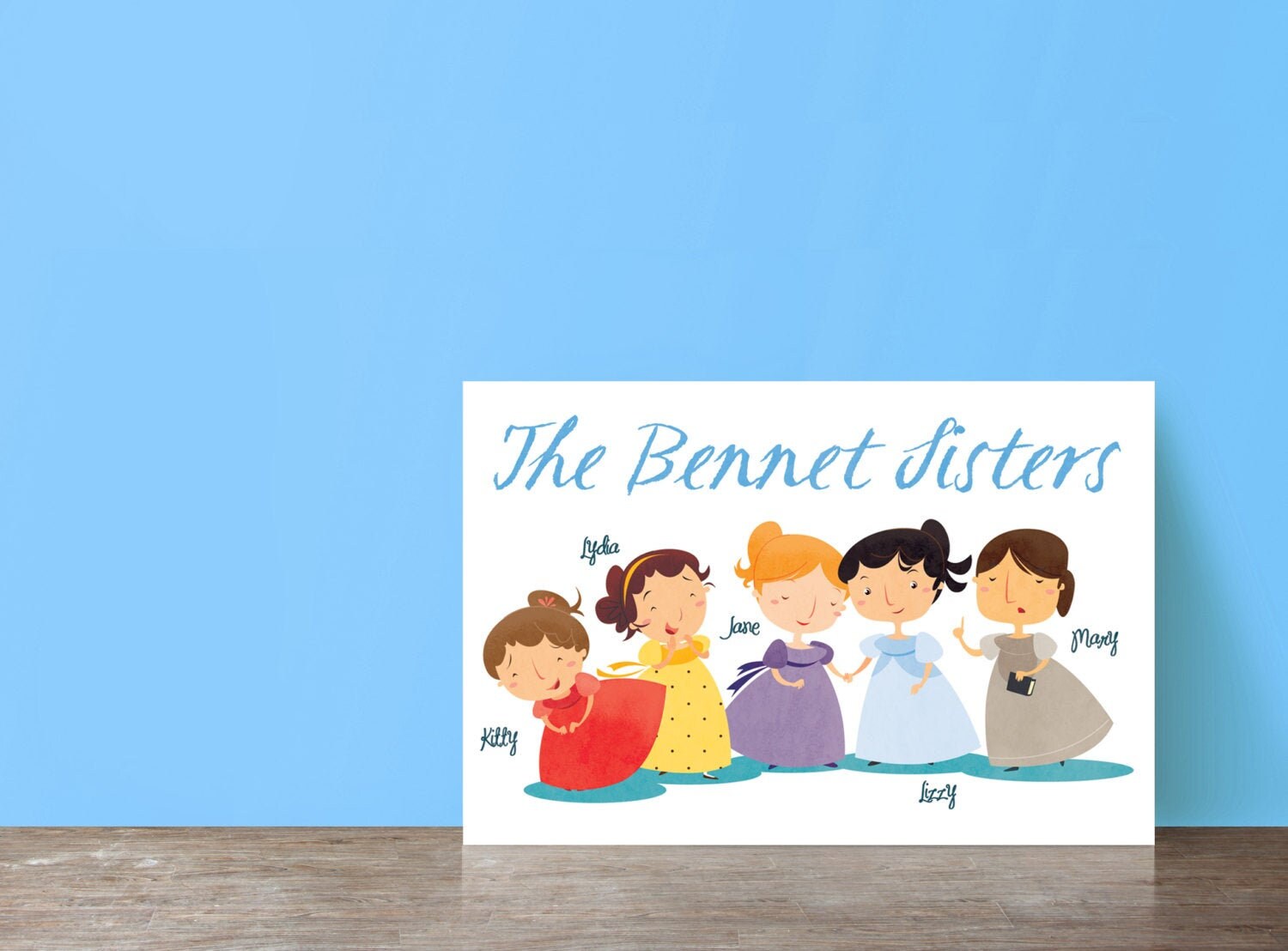 Set of All Our Pride and Prejudice Postcards Illustrated - Etsy