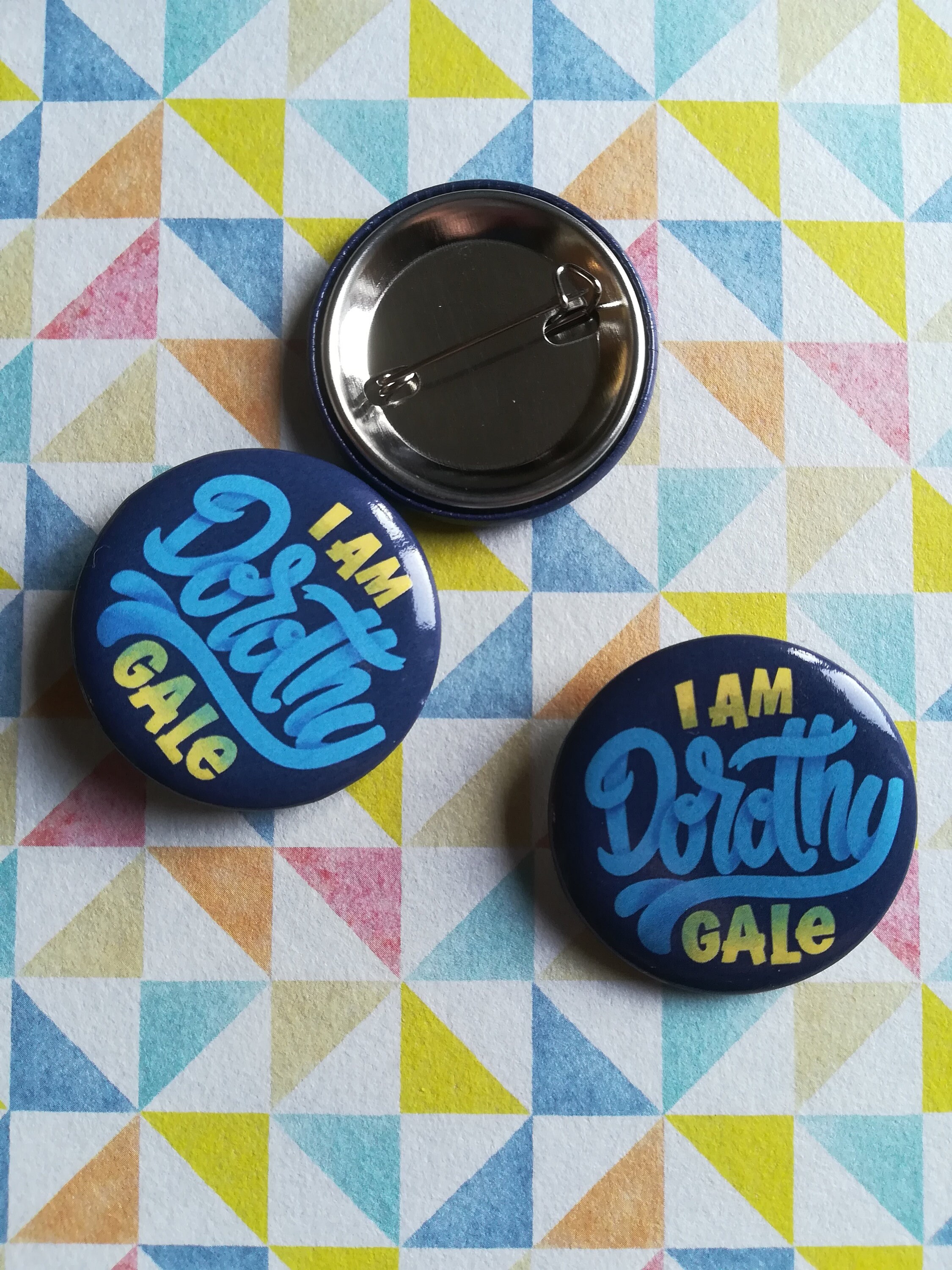 Wizard of Oz Button. I Am Dorothy Gale Pin. Pin Inspired by | Etsy