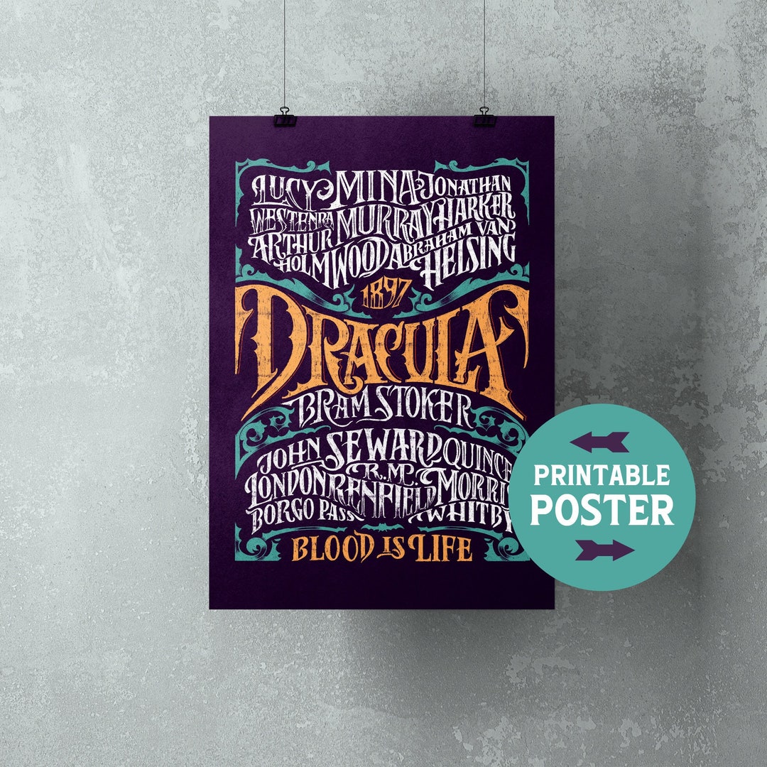Dracula Characters and Places, From the Gothic Novel by Bram Stoker ...