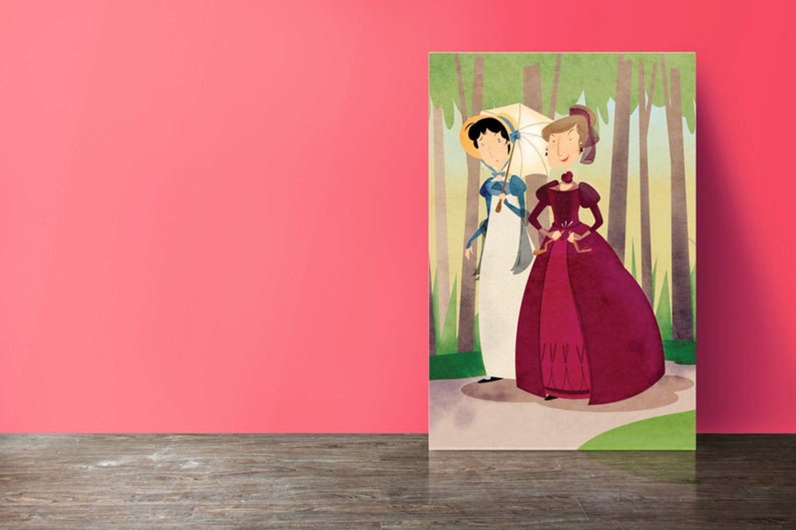 Set of All Our Pride and Prejudice Postcards Illustrated - Etsy
