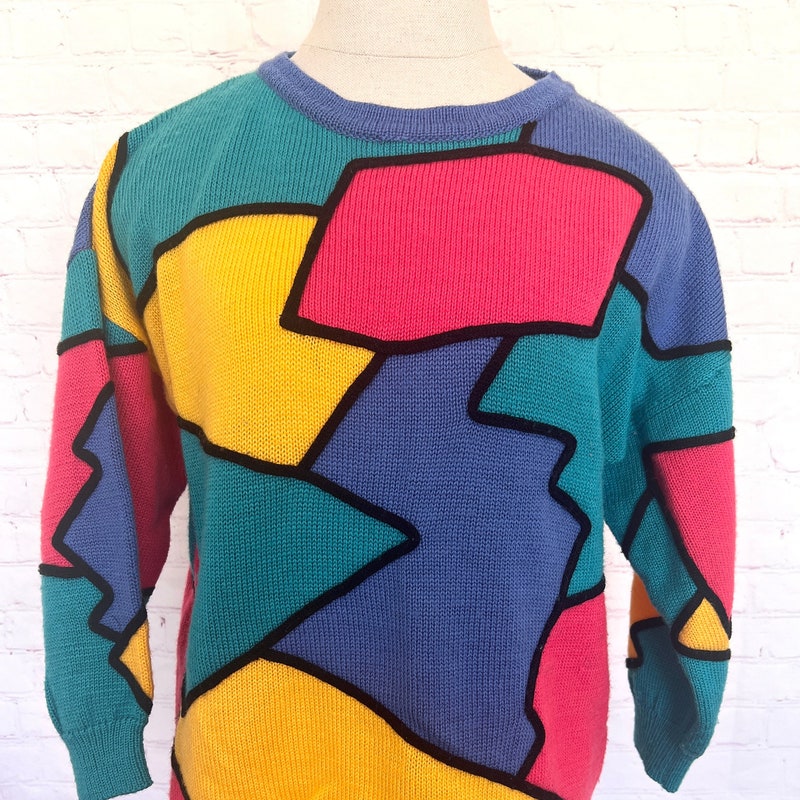 90s Color Block - Etsy