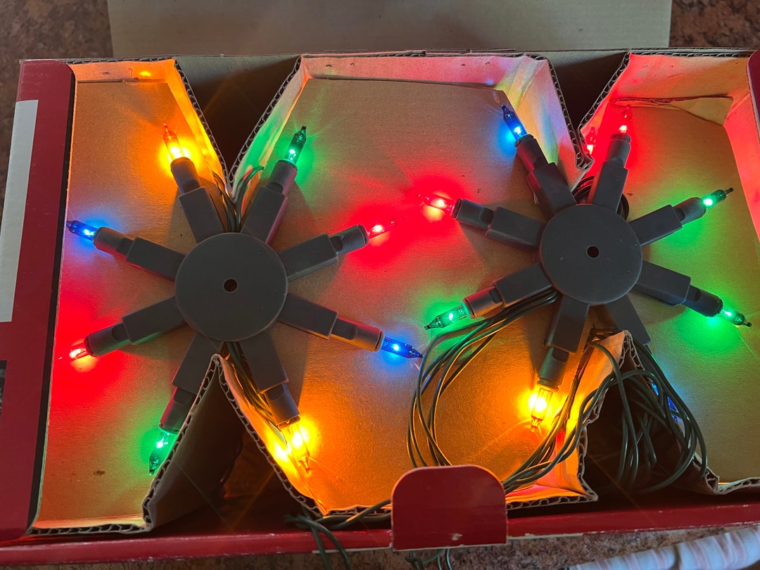 New in Box 90's Starburst Multi Star Light Set - Etsy