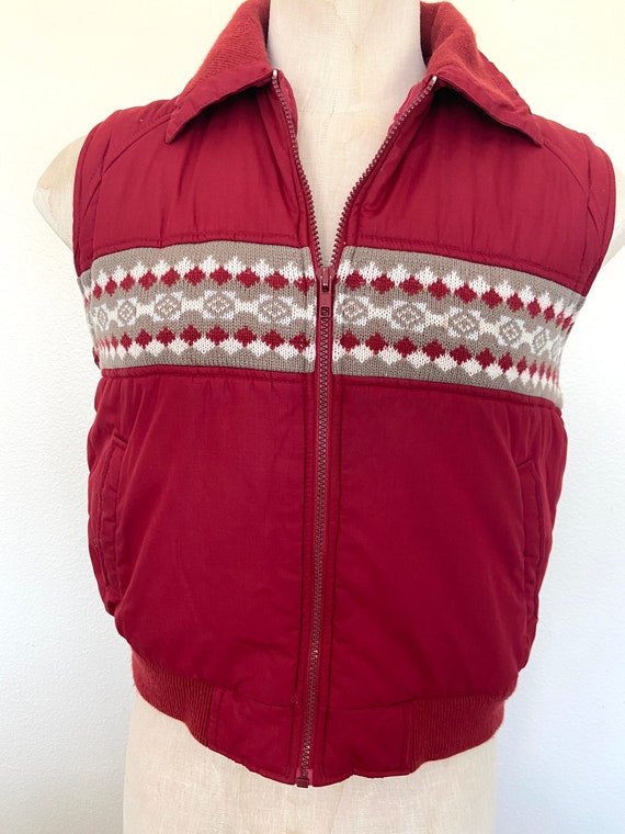 80's JCPenney Ski Vest & Jacket - Size Medium - Gem