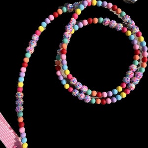 Boujee Dog Leash Multi Colored Beaded Handmade - Etsy