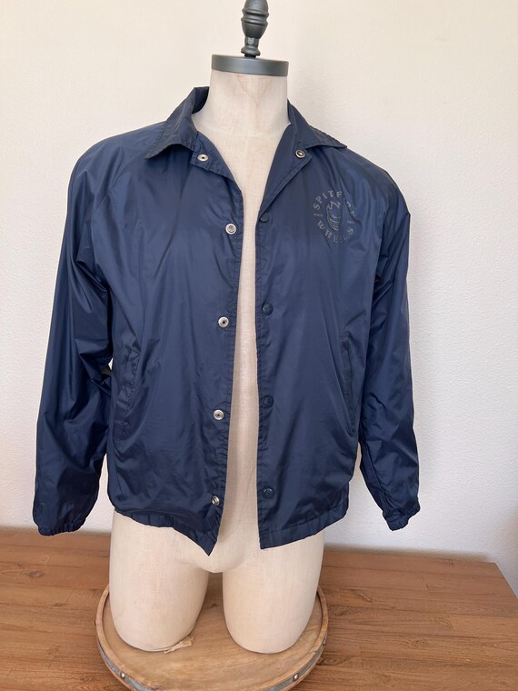 Retro Spitfire Wheels Jacket - Dark Navy - Lightweigh… - Gem