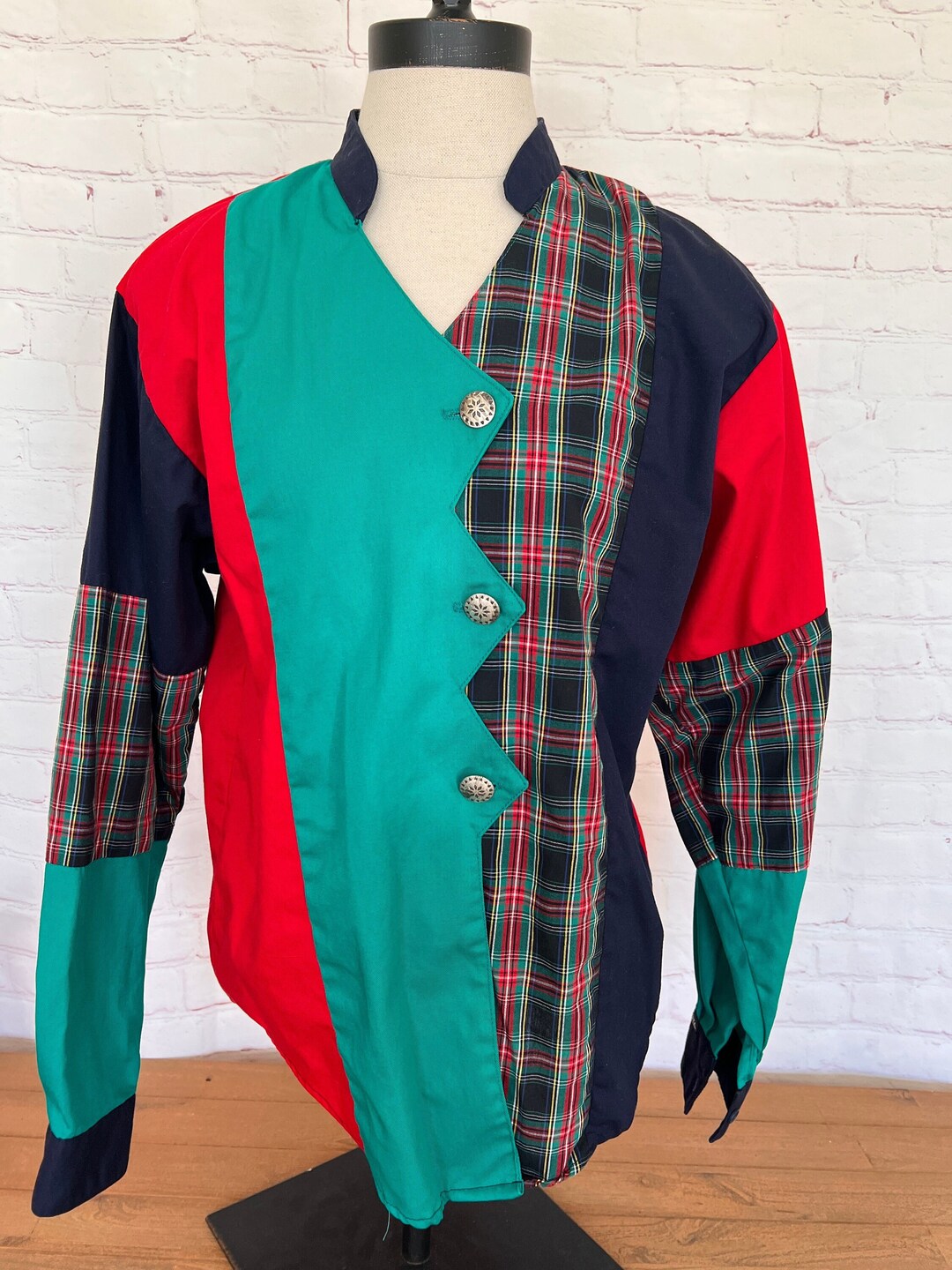 80's "mo Betta" Eclectic Western Womens Blouse - Size Large - Etsy