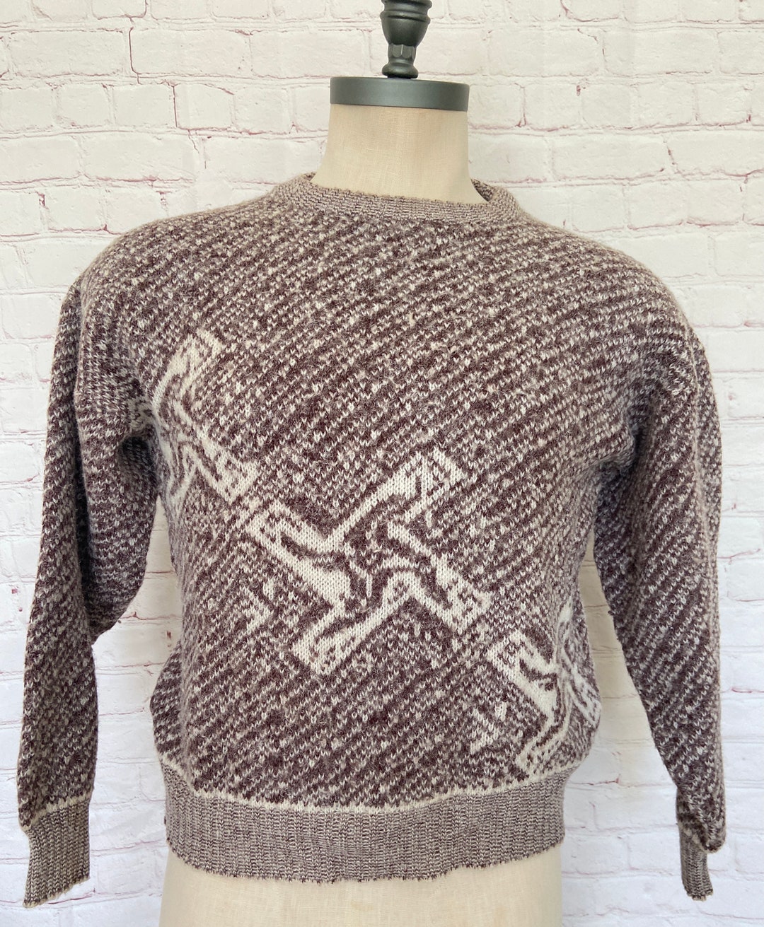 90s Pullover Wool Blend Sweater Italian Made Size Small - Etsy Italia