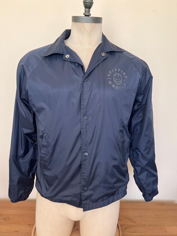 Retro Spitfire Wheels Jacket - Dark Navy - Lightweigh… - Gem