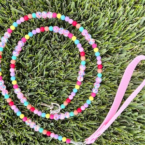 Boujee Dog Leash Multi Colored Beaded Handmade - Etsy