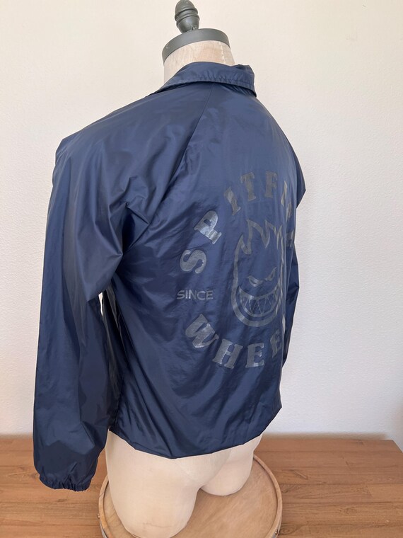 Retro Spitfire Wheels Jacket - Dark Navy - Lightweigh… - Gem