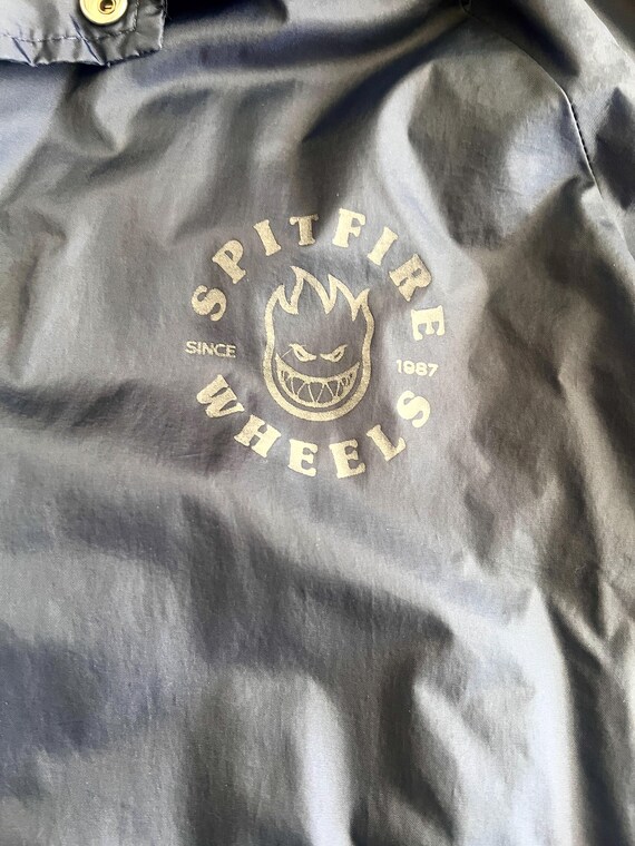 Retro Spitfire Wheels Jacket - Dark Navy - Lightweigh… - Gem