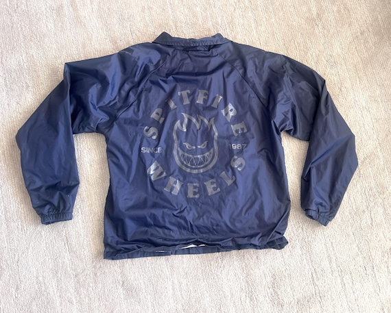 Retro Spitfire Wheels Jacket - Dark Navy - Lightweigh… - Gem