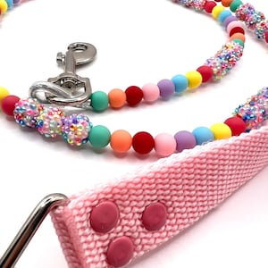 Boujee Dog Leash Multi Colored Beaded Handmade - Etsy