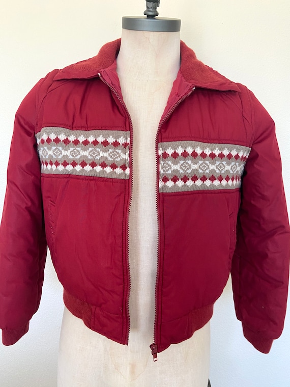 80's JCPenney Ski Vest & Jacket - Size Medium - Gem