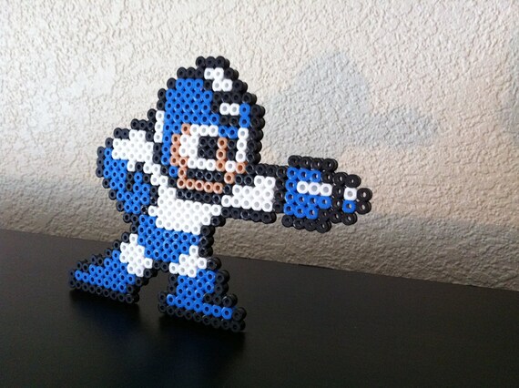 Items similar to Air Shooter Megaman - Megaman 2 Perler on Etsy
