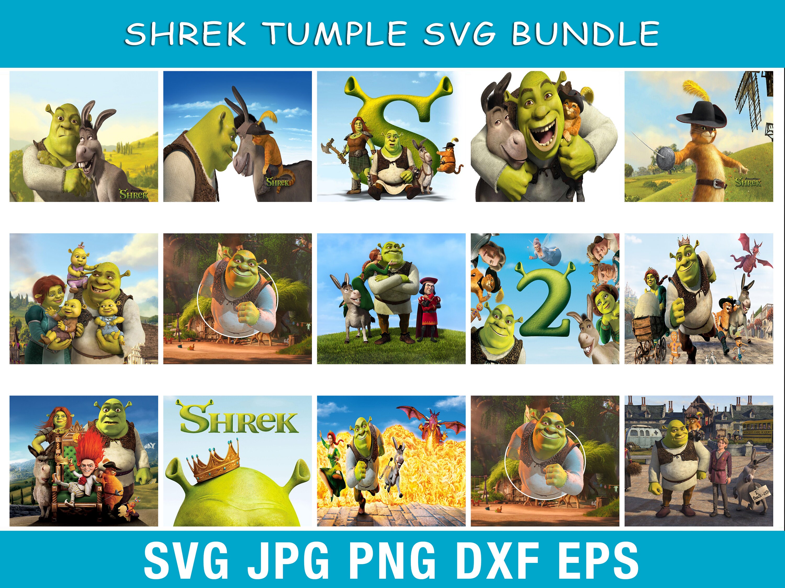 Shrek, Shrek Png File, Shrek Svg, Shrek Silhouette Svg,shrek Clipart ...