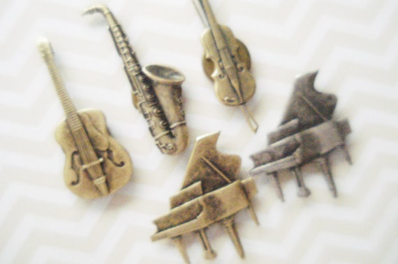 Fancy Nancy Button Covers 5 Unique Musical Button Covers | Etsy