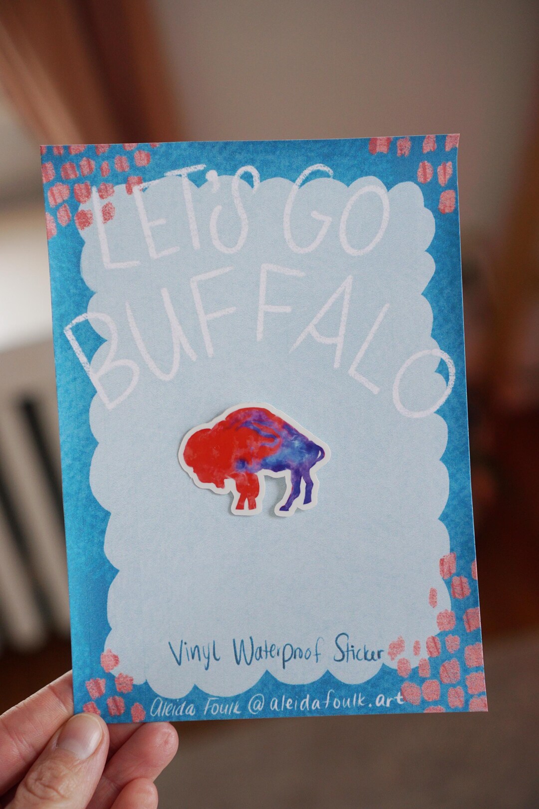MINI Buffalo Bills Vinyl Sticker for Cars, Water Bottles and Laptop ...