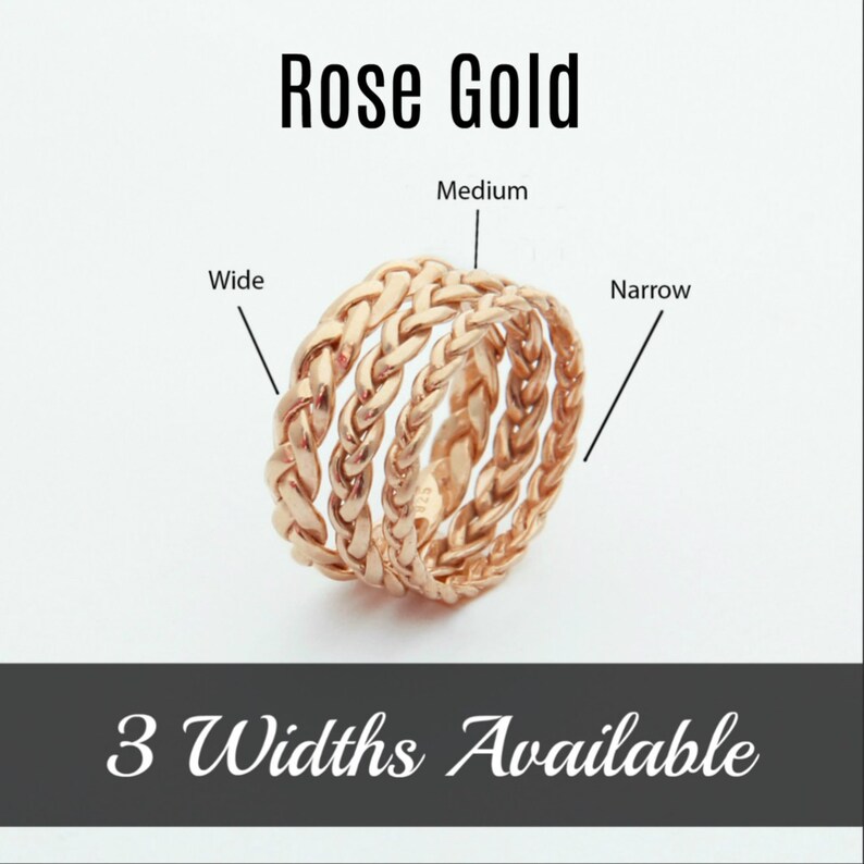 Solid Rose Gold Ring 14k Solid Gold Ring Solid 14k Gold Ring - Etsy