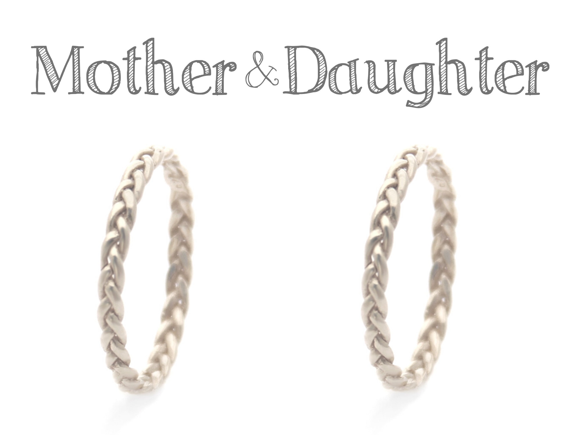 Daughter rings white gold store