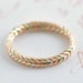 Trinity Wedding Ring Unique Braided Wedding Band Tricolor - Etsy