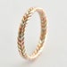 Trinity Wedding Ring Unique Braided Wedding Band Tricolor - Etsy