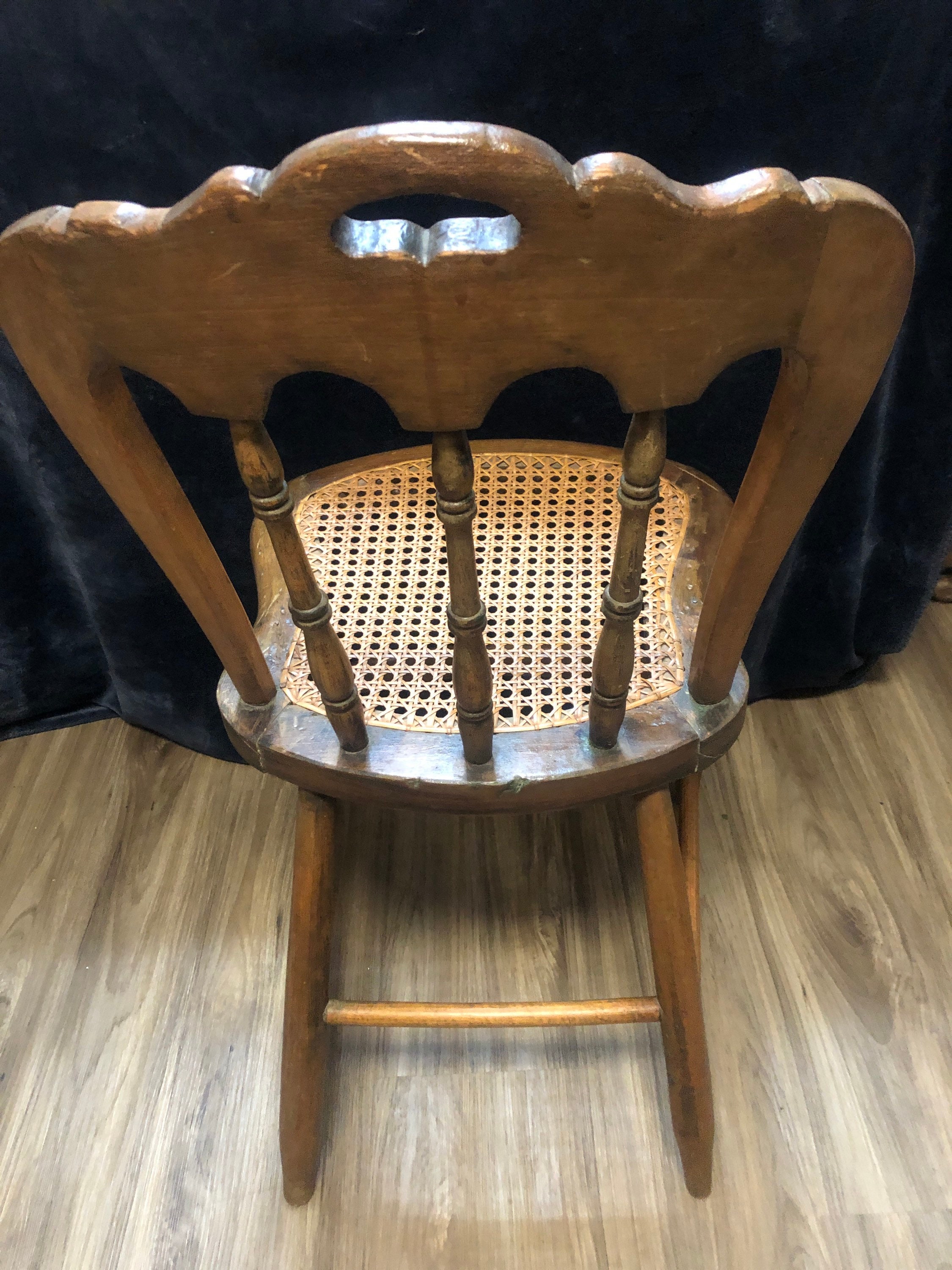 Cane Bottom Chair - Etsy