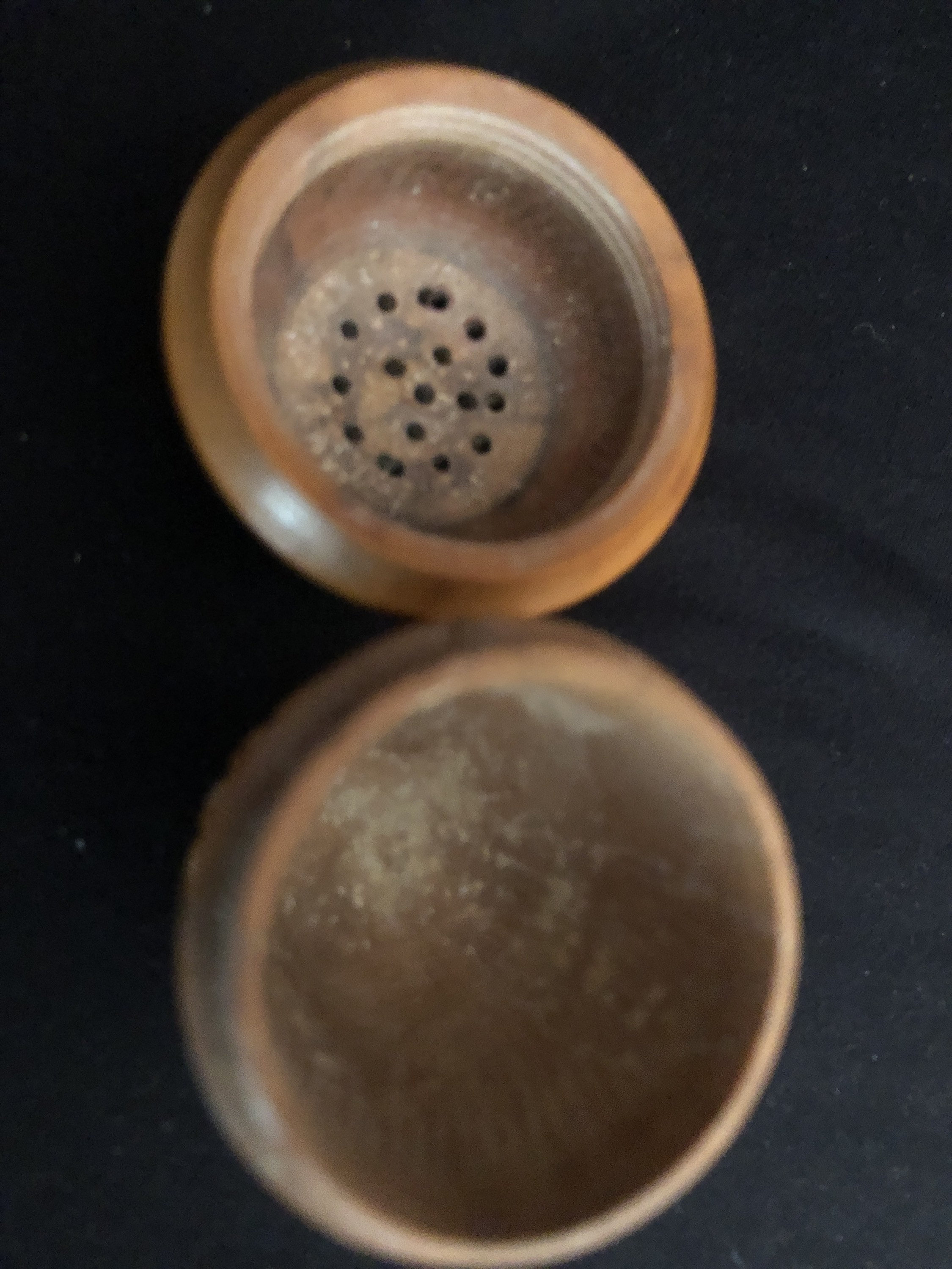 19th Century Carved Wood Coquilla Nut Pounce Pot or Spice Shaker - Etsy