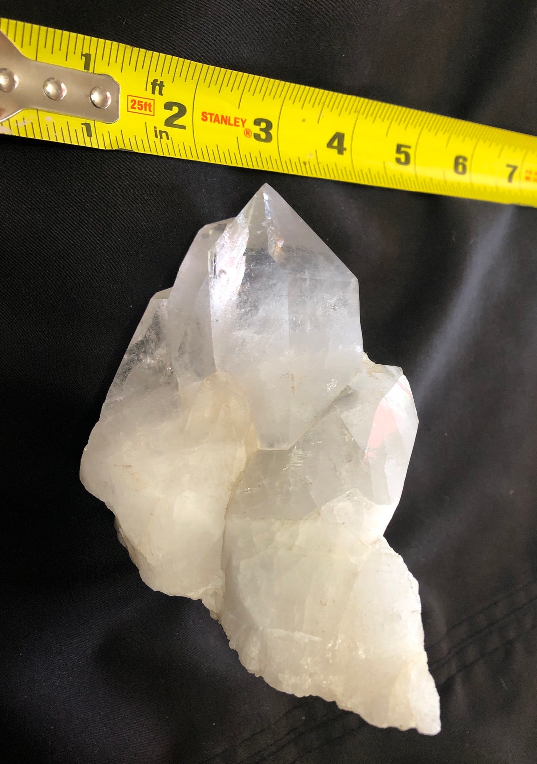 Clear / White Rock Stone With Large Crystal Like Point - Etsy