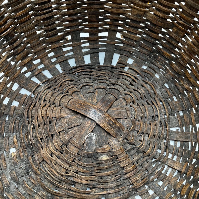 Primitive Basket - Etsy