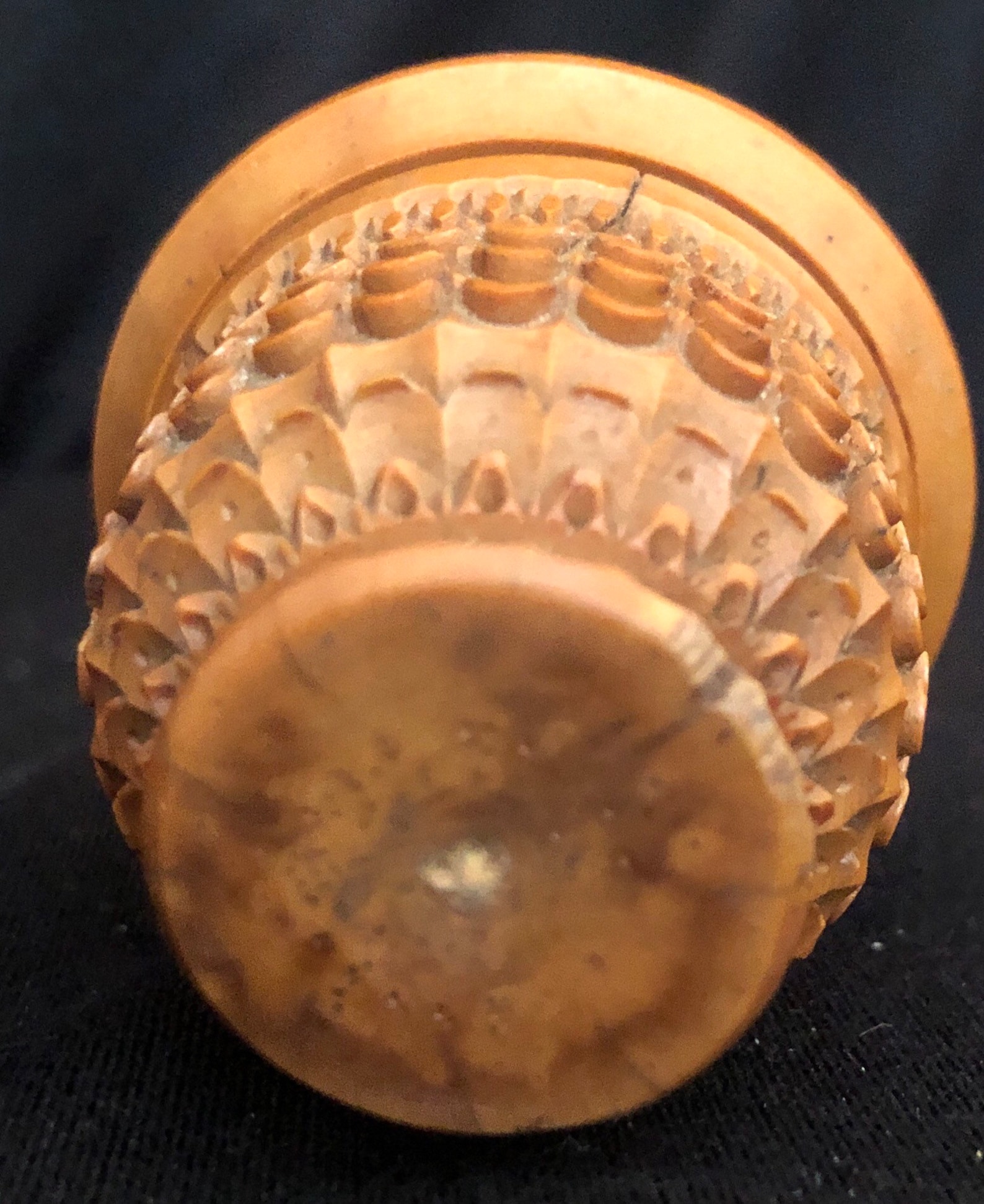 19th Century Carved Wood Coquilla Nut Pounce Pot or Spice Shaker - Etsy