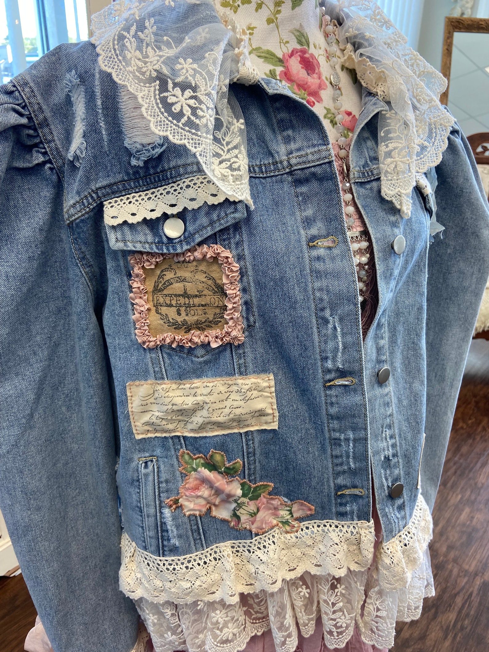 Marie Antoinette Jean Jacket 3X - Etsy Canada