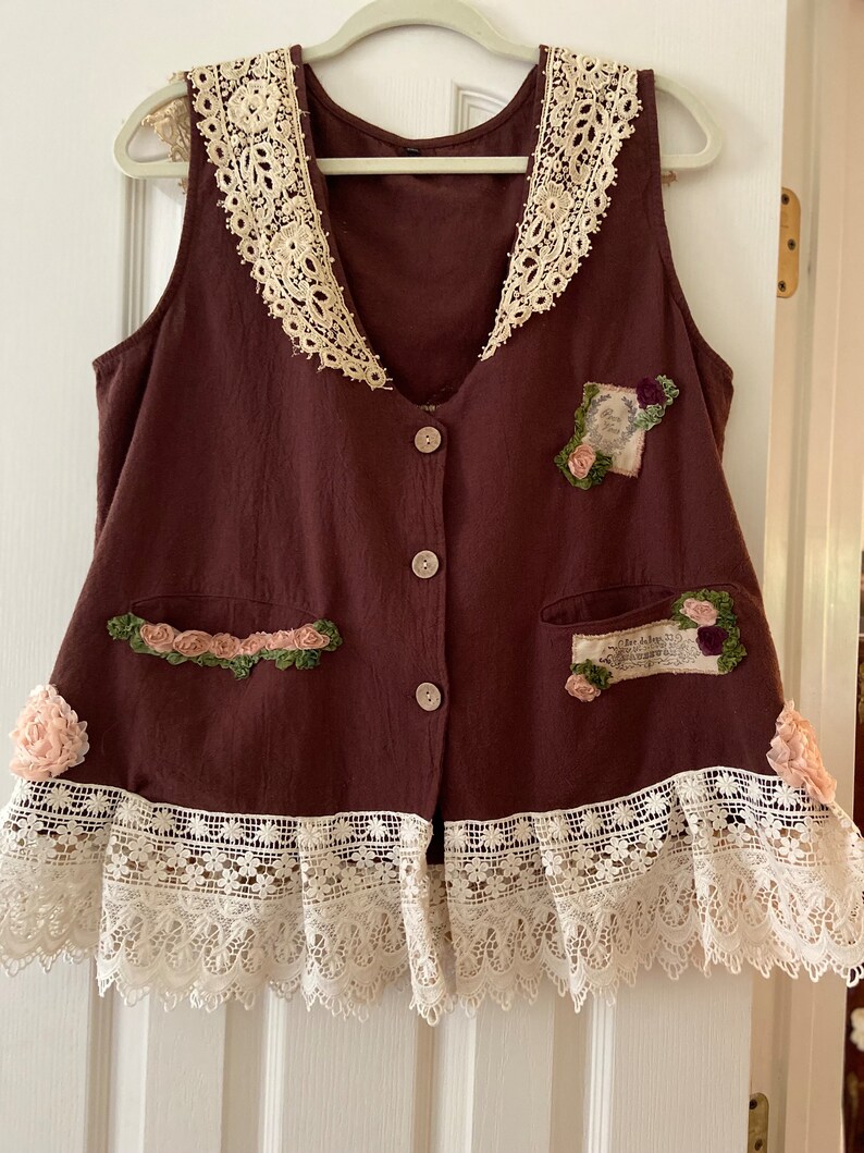 Handstitched Victorian Vest - Etsy