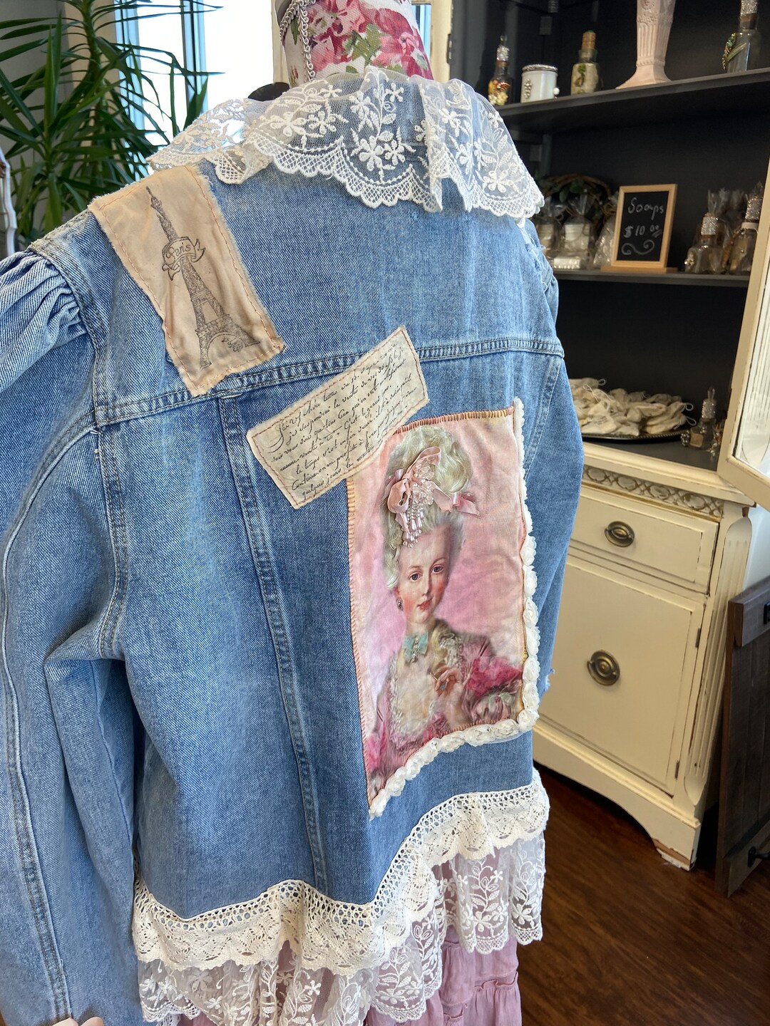 Marie Antoinette Jean Jacket 3X - Etsy