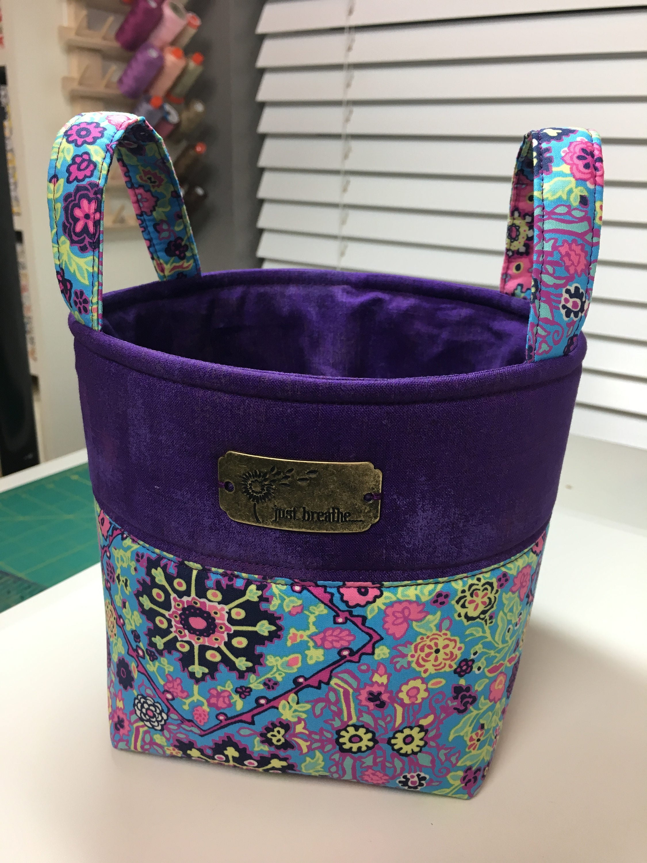 Wine Tote and Mini Basket Sewing Pattern - Paper Copy - Etsy