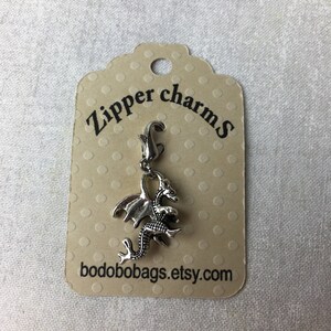Dragon Zipper Charm, Dragon Zipper Pull - Etsy