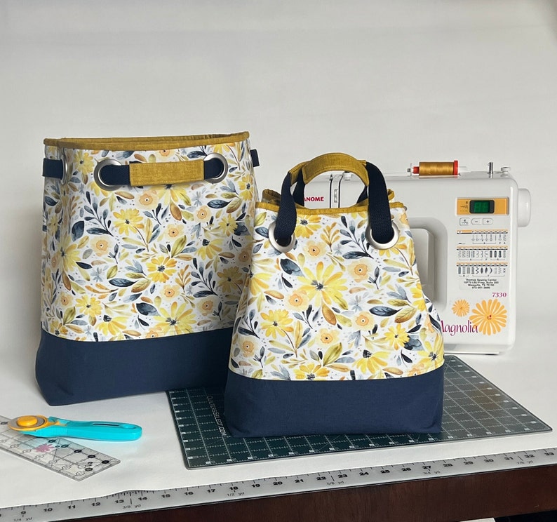 Pucker-up Project Tote Sewing Pattern - Paper Copy - Etsy