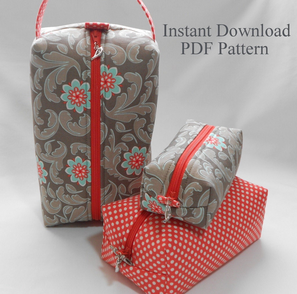Box Bag Sewing Pattern PDF Instant Download - Etsy UK